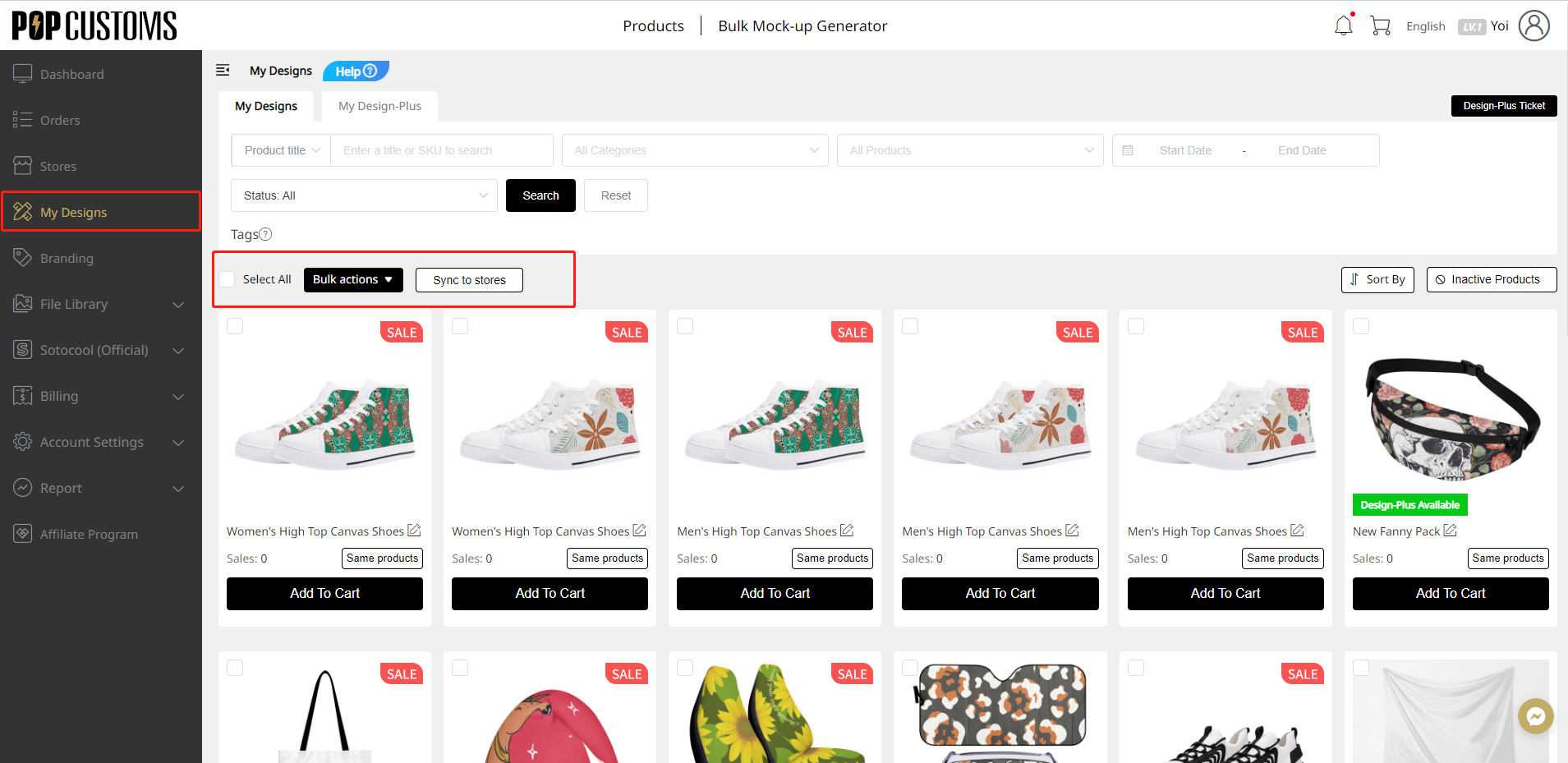Introducting - POPCUSTOMS Bulk Design Tool - PopCustoms
